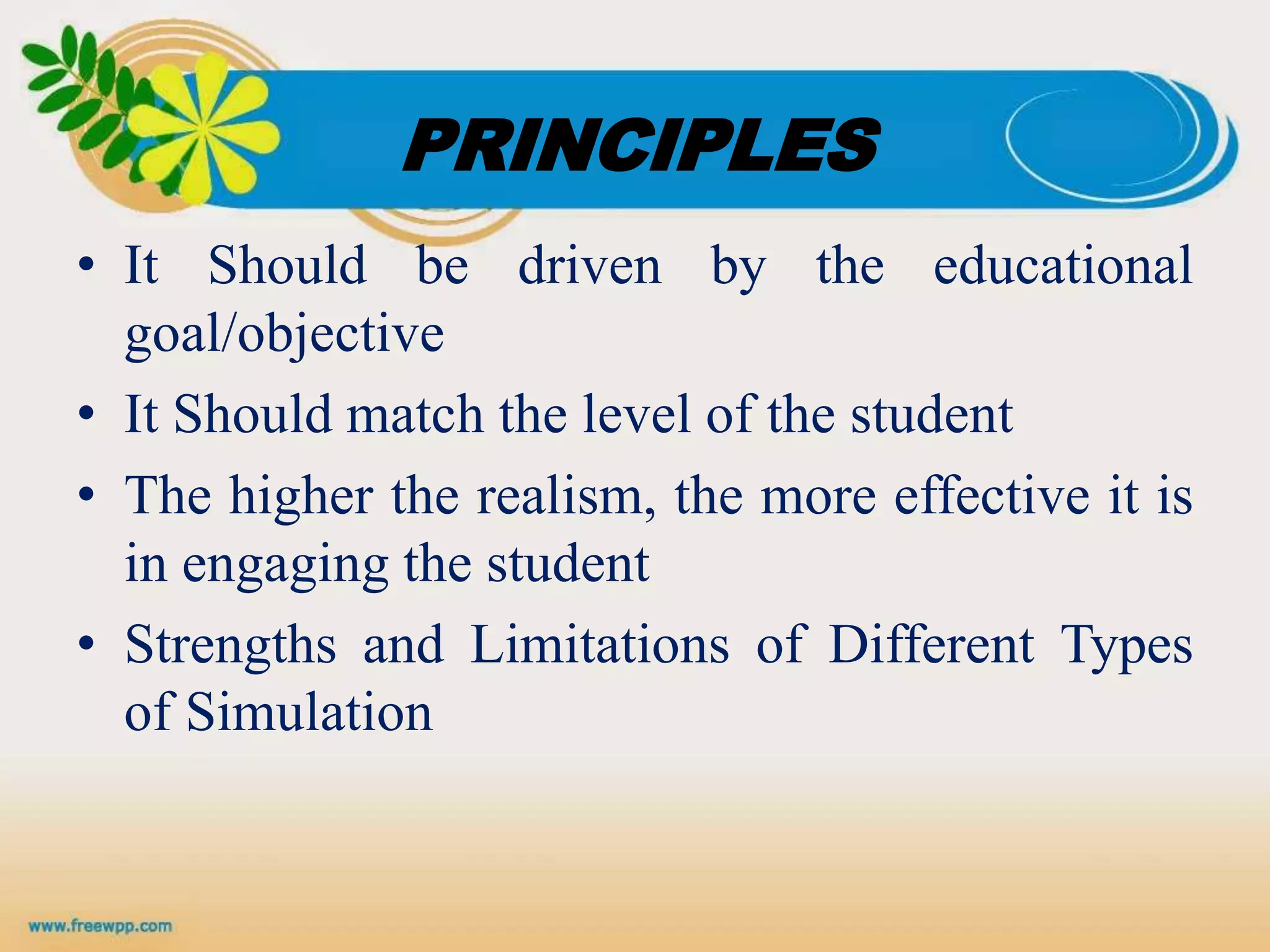 Simulation and role play | PPTX