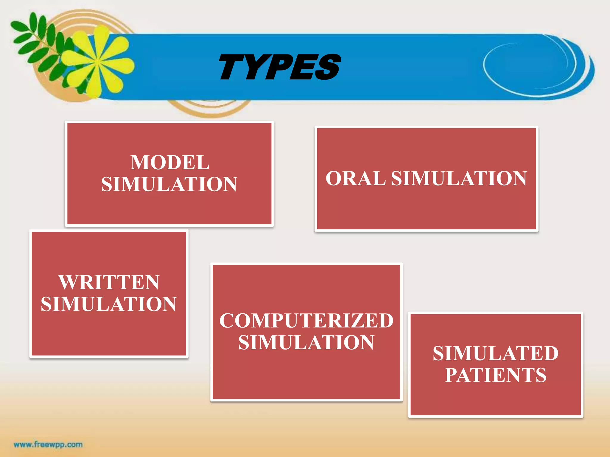 Simulation and role play | PPTX