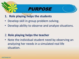 Simulation and role play | PPTX
