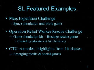 Simulations and Educational Games | PPT