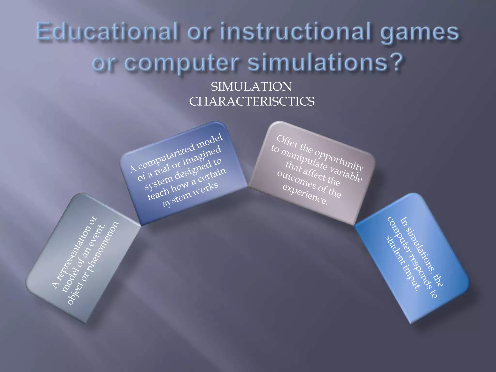 Simulations chapter 7 | PPTX