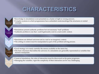 Simulations chapter 7 | PPTX