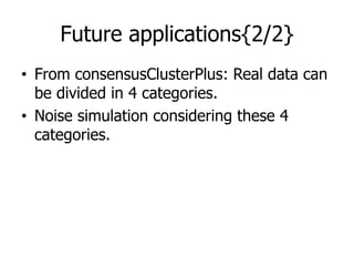 Microarray data noise simulation | PPTX