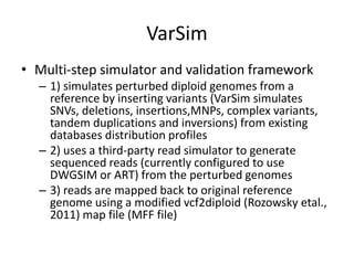 DNA/RNA read simulators | PPTX