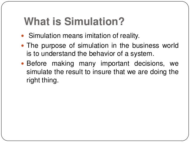 Simulation theory