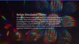 Simulation theory says more about human nature than it does the ...