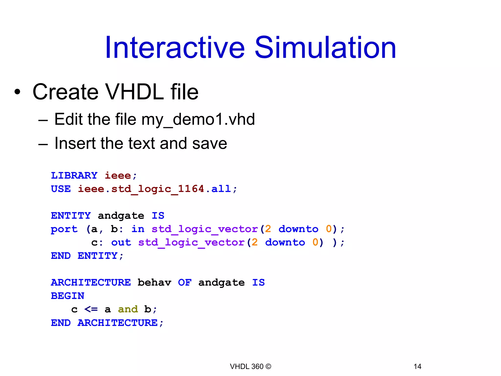 Simulation Using Model Sim Pptx Programming Languages Computing