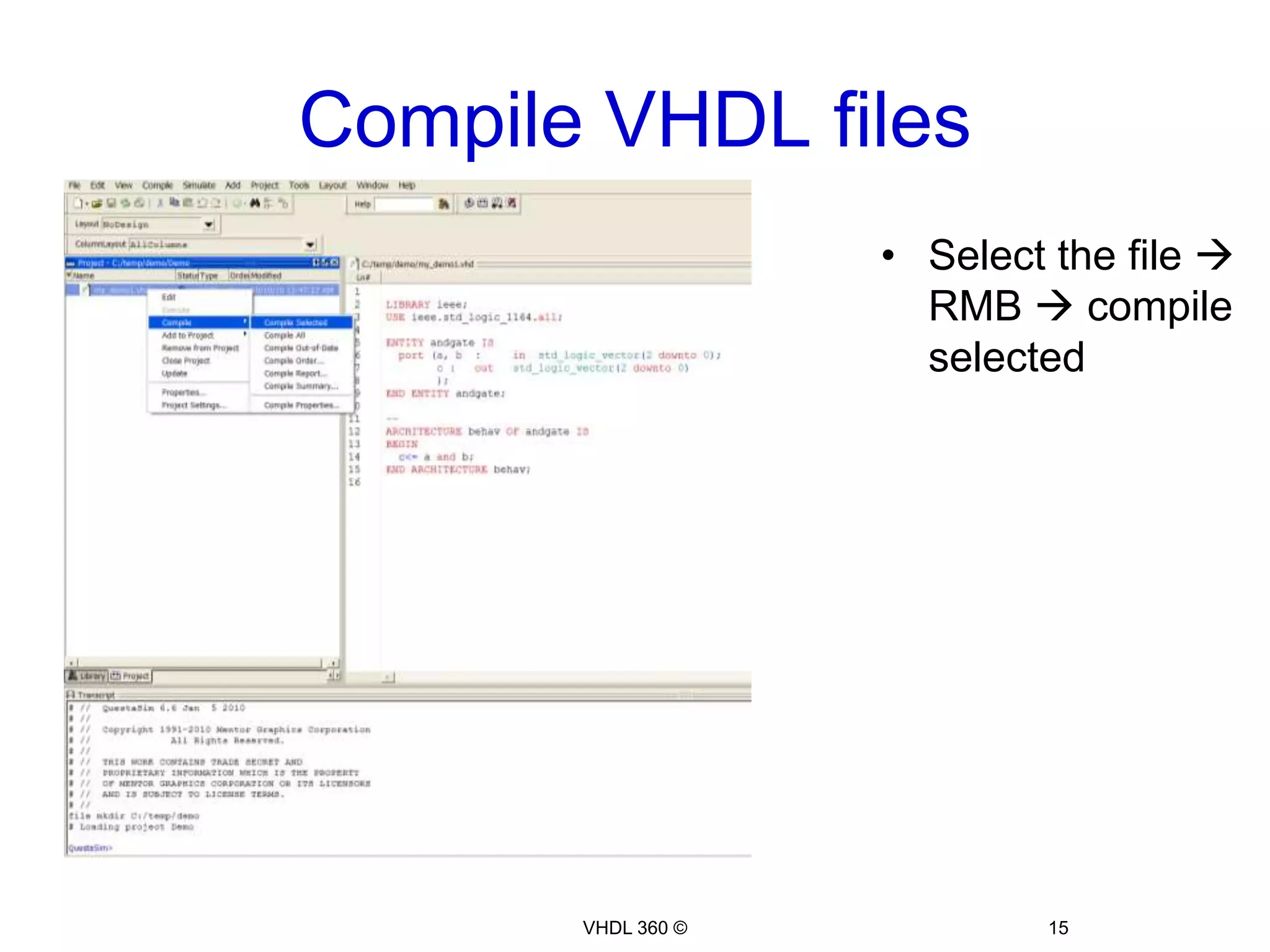 Simulation Using Model Sim Pptx Programming Languages Computing 3964