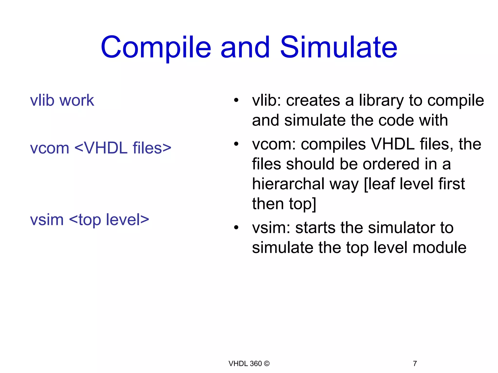 Simulation Using Model Sim Pptx Programming Languages Computing 2980