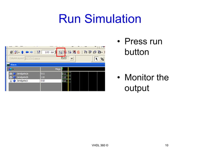 Simulation Using Model Sim Pptx Programming Languages Computing