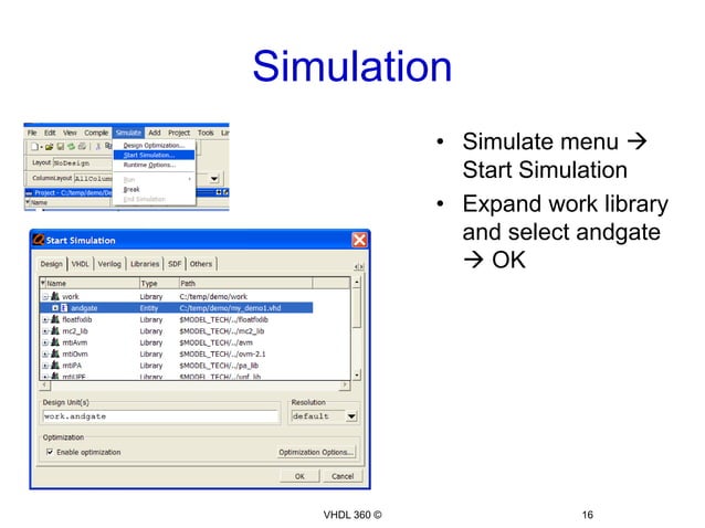 Simulation Using Model Sim Pptx Programming Languages Computing 7267