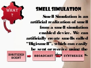 Smell Simulation...A technology that can smell | PPT