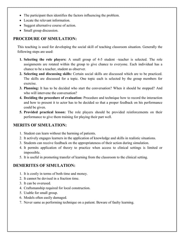 SIMULATION WORD NEW.docx | Roleplaying Games | Games and Puzzles