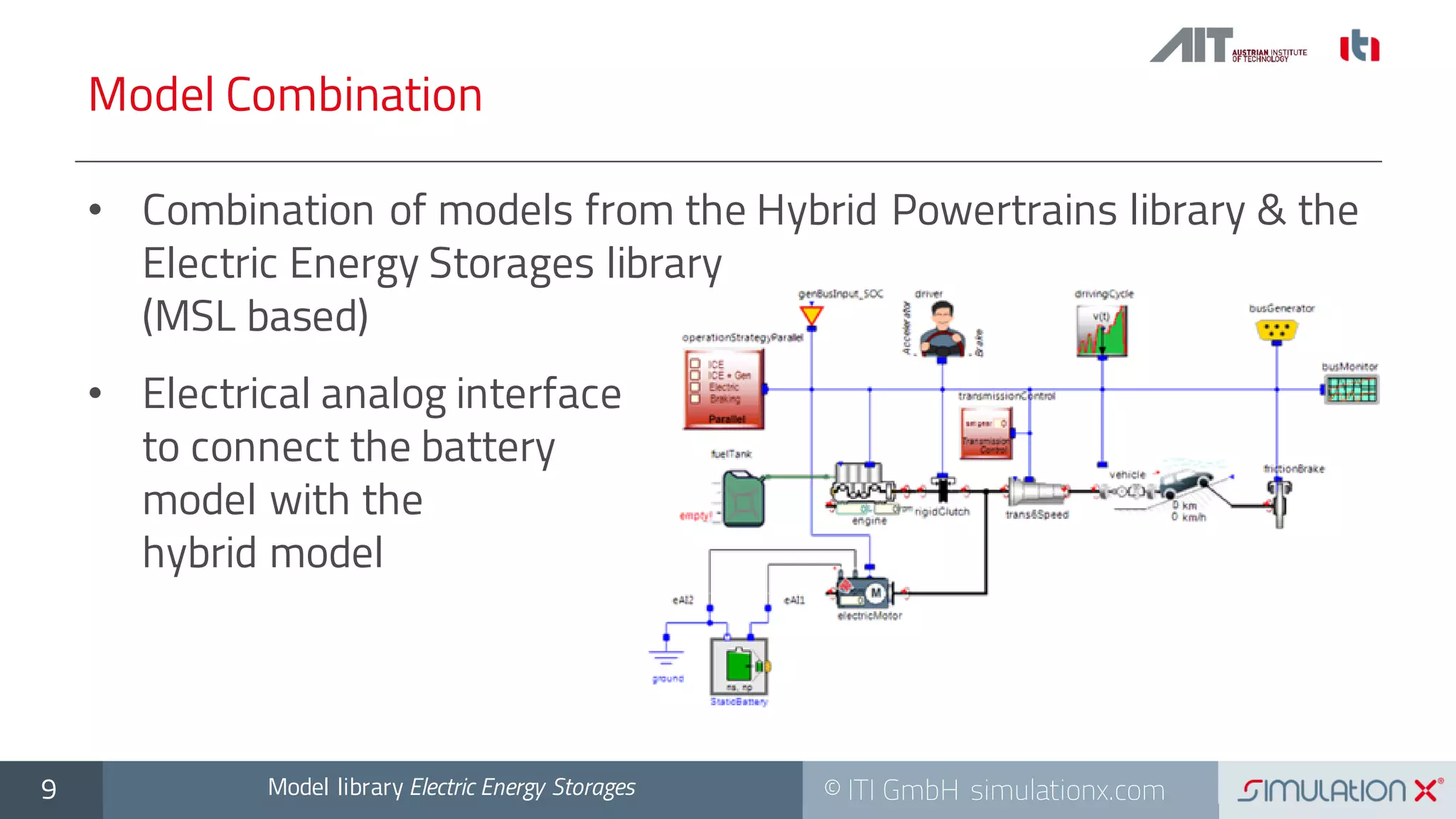 SimulationX model library: Electric Energy Storages | PDF