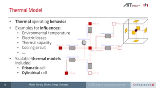 SimulationX model library: Electric Energy Storages | PDF