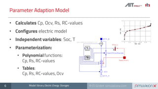 SimulationX model library: Electric Energy Storages | PDF