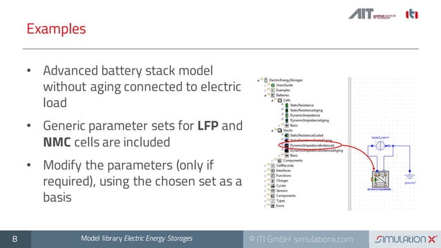 SimulationX model library: Electric Energy Storages | PPT