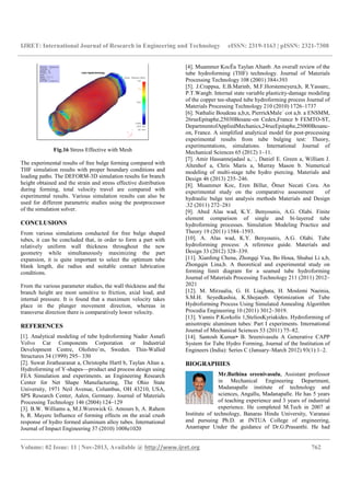 Simulative analysis of tube hydroforming process | PDF