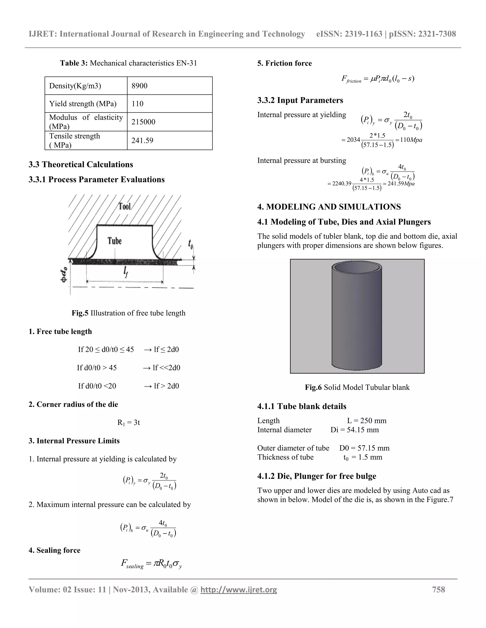 Simulative analysis of tube hydroforming process | PDF | Physics | Science