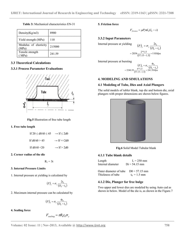 Simulative analysis of tube hydroforming process | PDF | Physics | Science