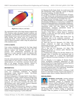 Simulative analysis of tube hydroforming process | PDF | Physics | Science