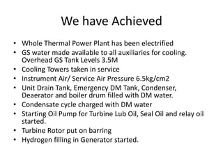 THERMAL POWER PLANT OPERATIONS | PDF