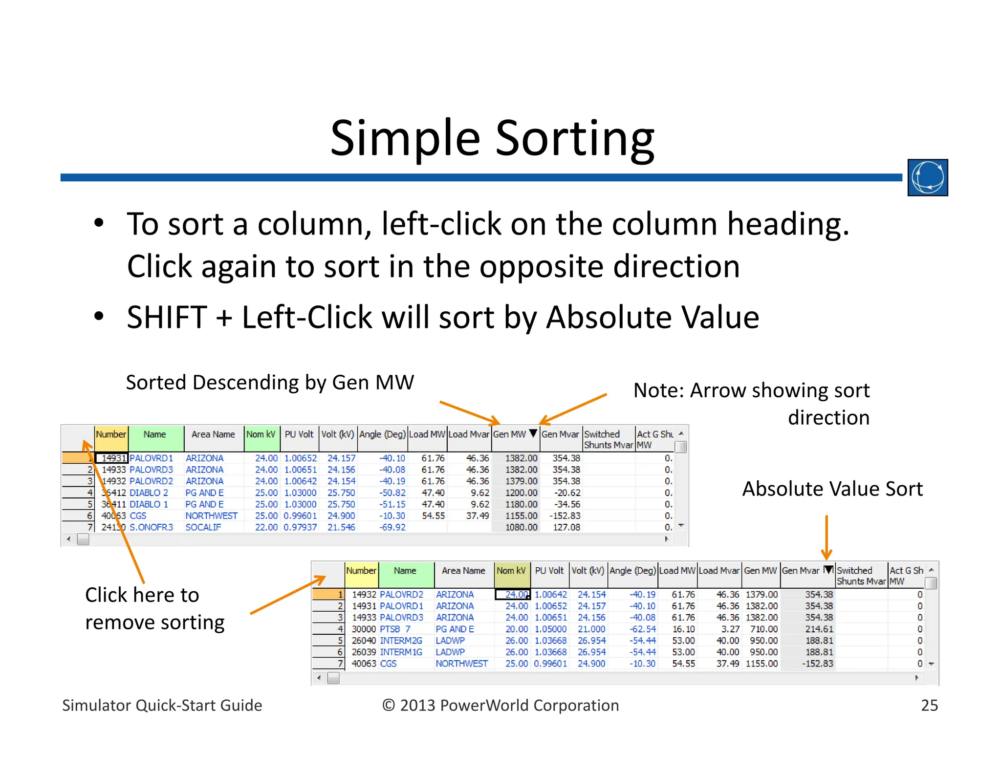 Simulator QuickStart guide for the simulation | PDF