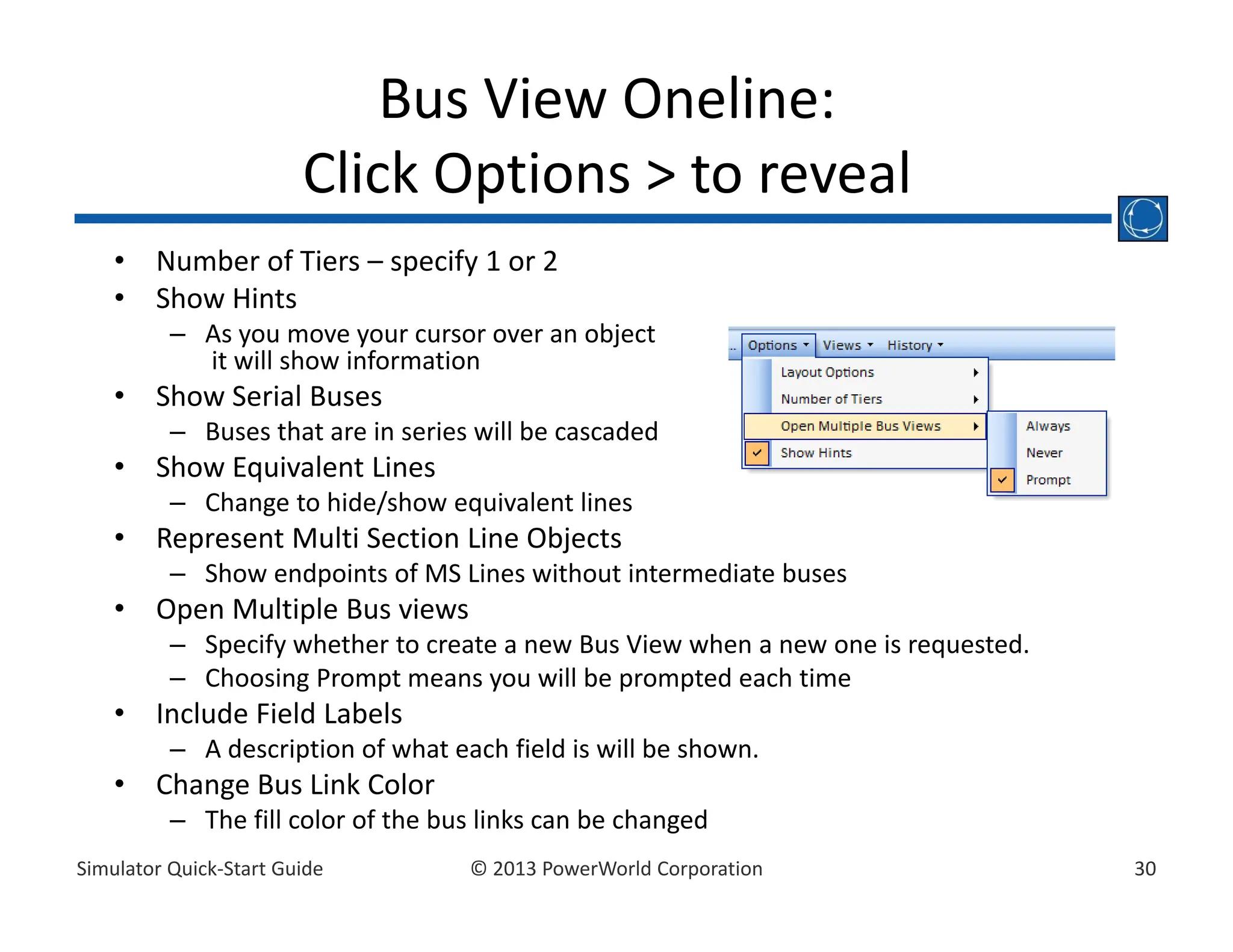 Simulator QuickStart guide for the simulation | PDF