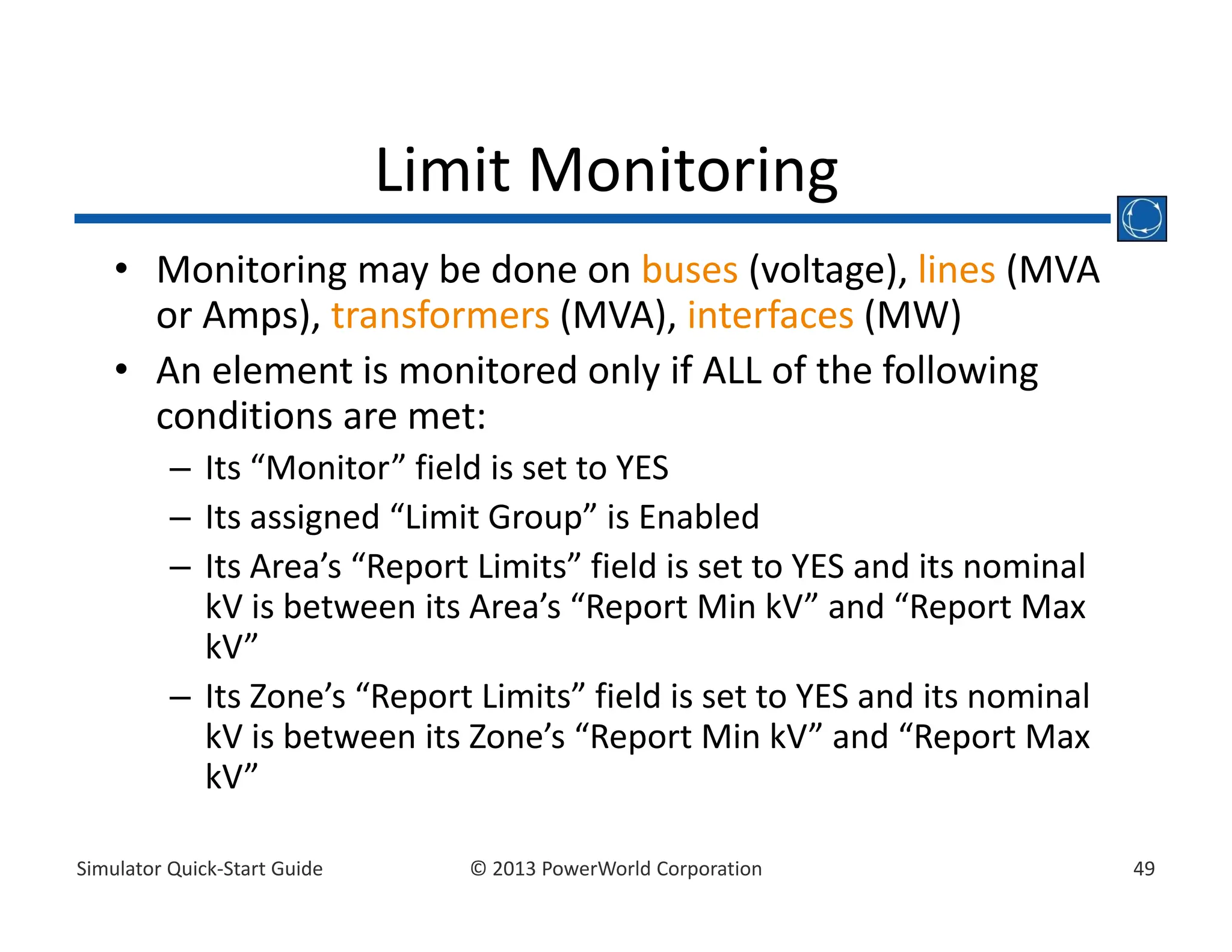 Simulator QuickStart guide for the simulation | PDF