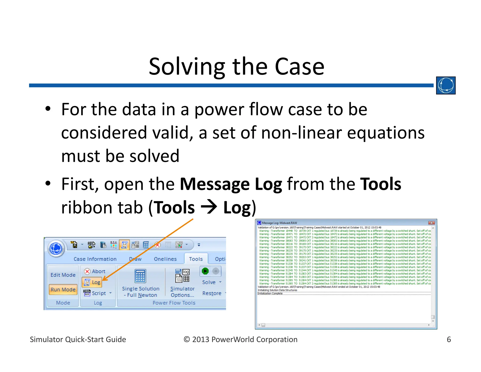 Simulator QuickStart guide for the simulation | PDF