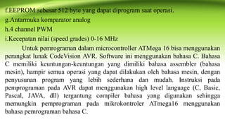 Simulator trafic light dengan mikrokontroller atmega16 | PPTX