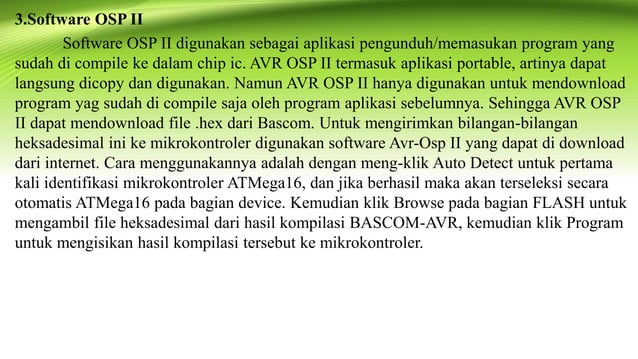 Simulator trafic light dengan mikrokontroller atmega16 | PPT