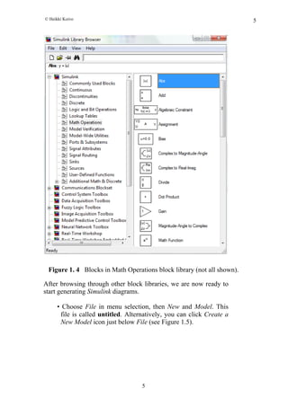 Simulink4 beginners | PDF