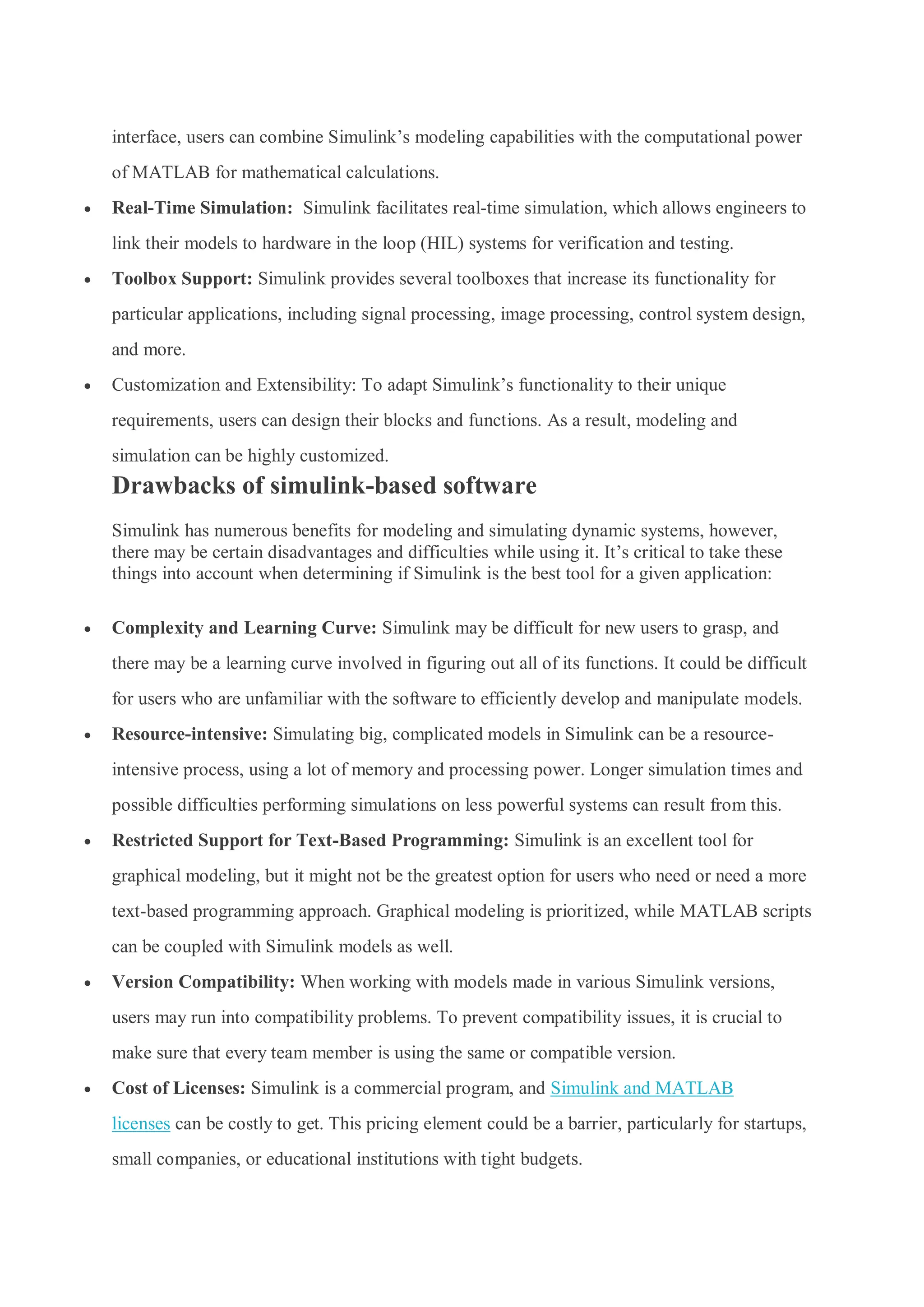 Simulink based software | PDF