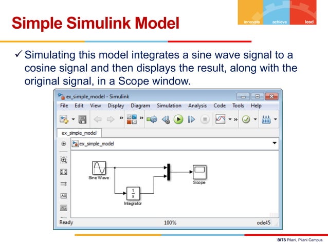 Simulink lecture sliet | PPT