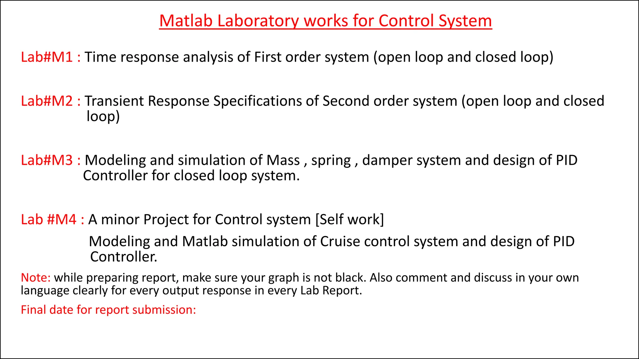 Matlab_Laboratory_Wors_For_Control_System | PDF