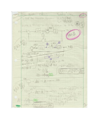 MATLAB / Simulink HW for Linear Control Systems | PDF