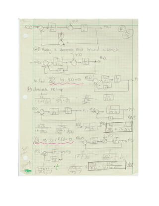 MATLAB / Simulink HW for Linear Control Systems | PDF