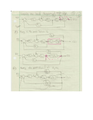 MATLAB / Simulink HW for Linear Control Systems | PDF