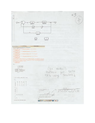MATLAB / Simulink HW for Linear Control Systems | PDF