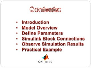 Simulink - Introduction with Practical Example | PPTX
