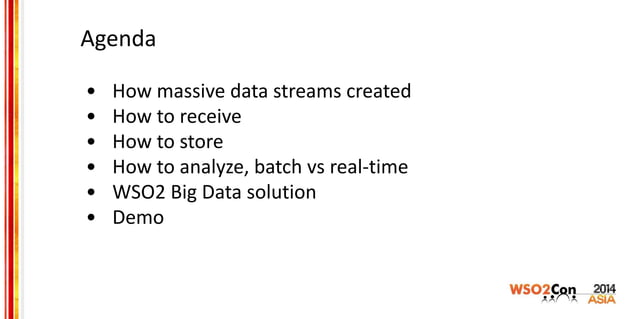 Simultaneous analysis of massive data streams in real time and batch | PPT