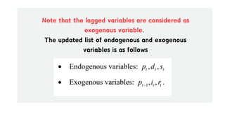 Econometric Method - Simultaneous equation model.pdf | Commodities ...