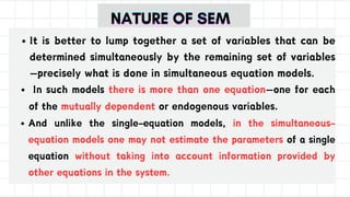 Econometric Method - Simultaneous equation model.pdf | Commodities | Economy