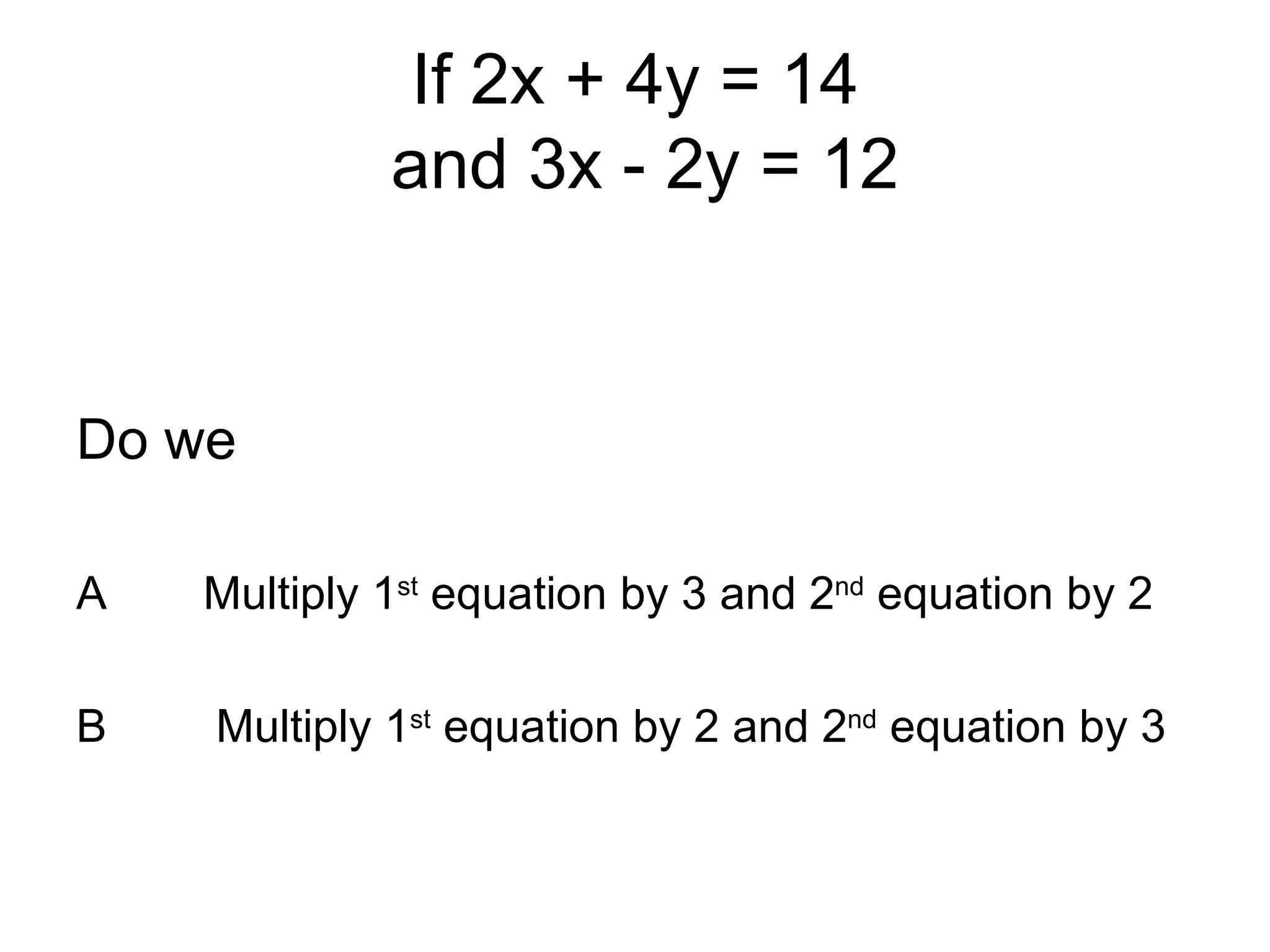 Simultaneous equations | PPT