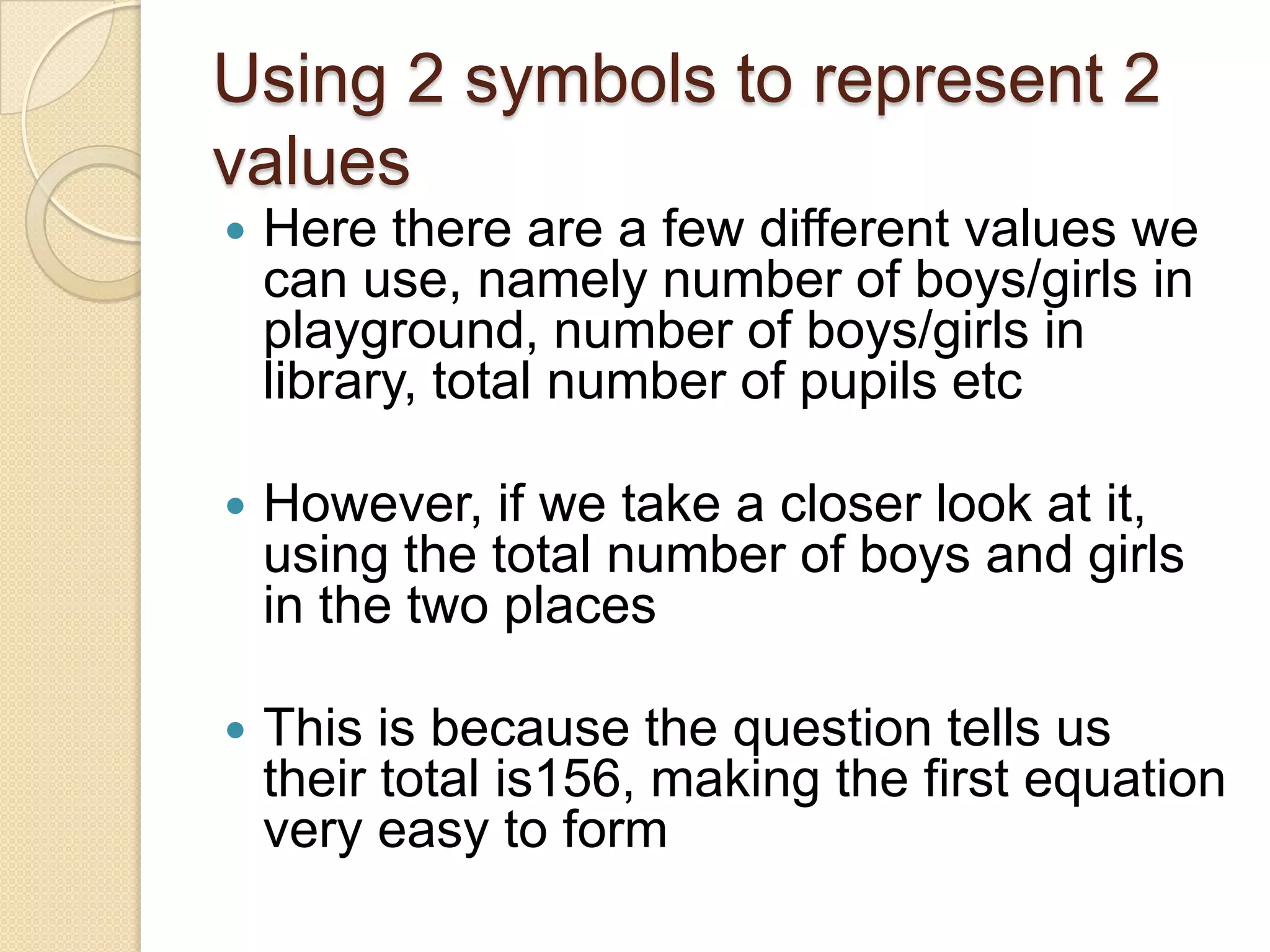 Simultaneous equations | PPT
