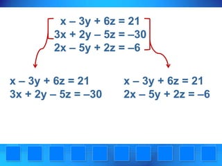 Simultaneous equations (2) | PPT