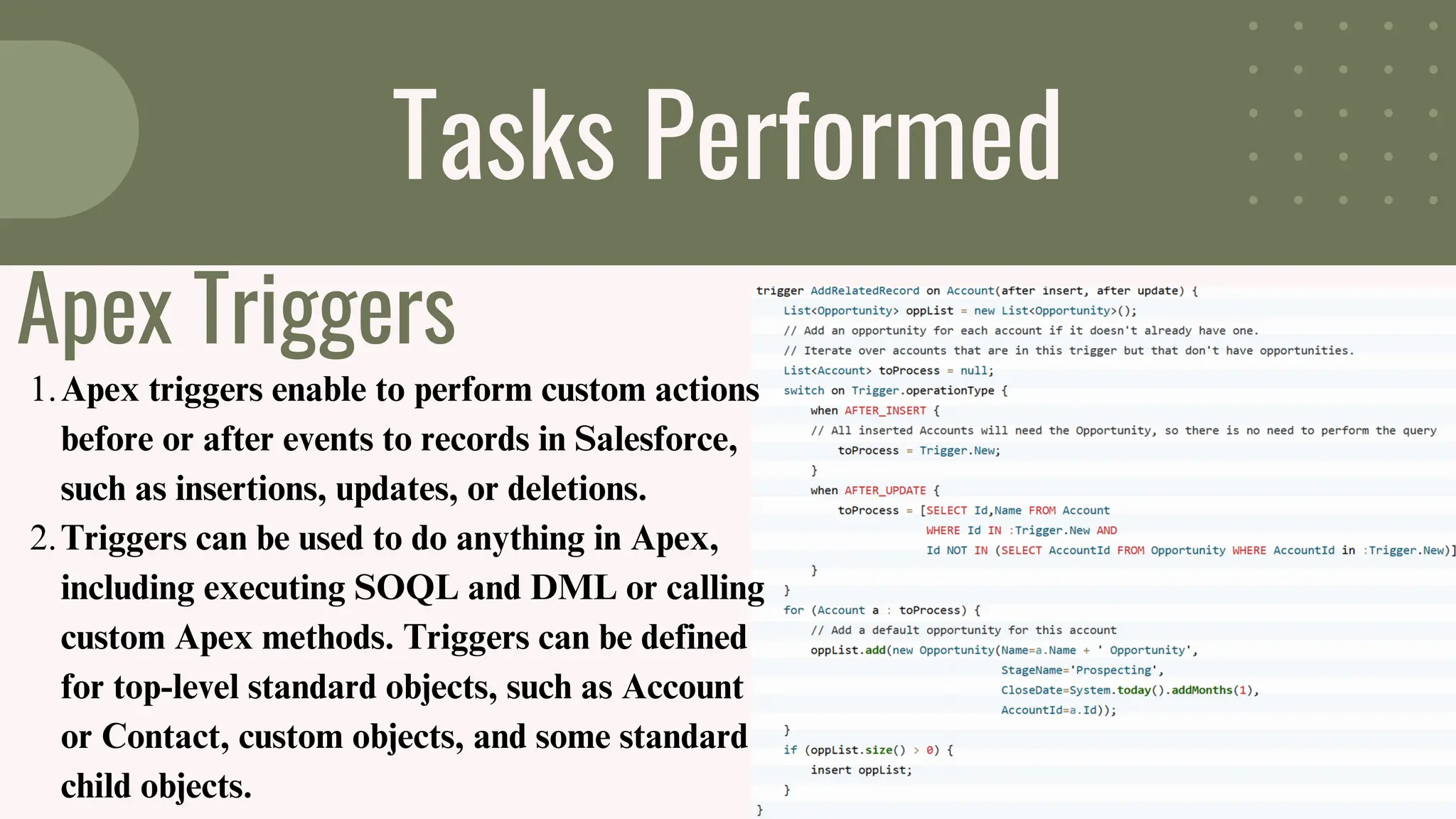 internship ppt on smartinternz platform as salesforce developer | PDF