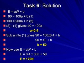 Simultaneous Equations Practical Construction | PPT