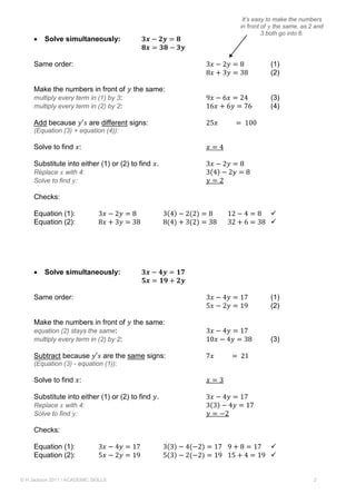 Simultaneous equations teaching.pdf